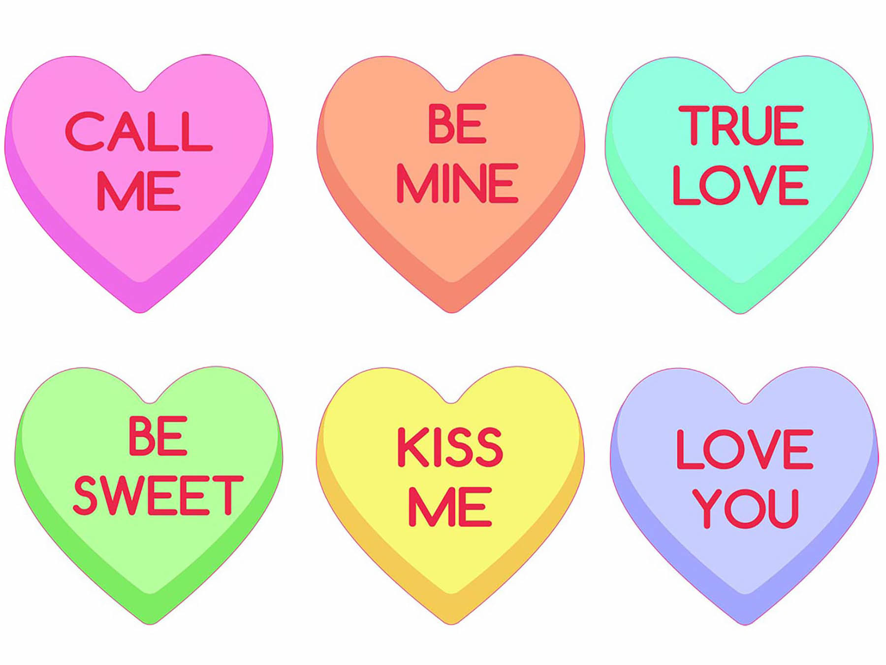 Candy Hearts Mini Pack - Vibeprint