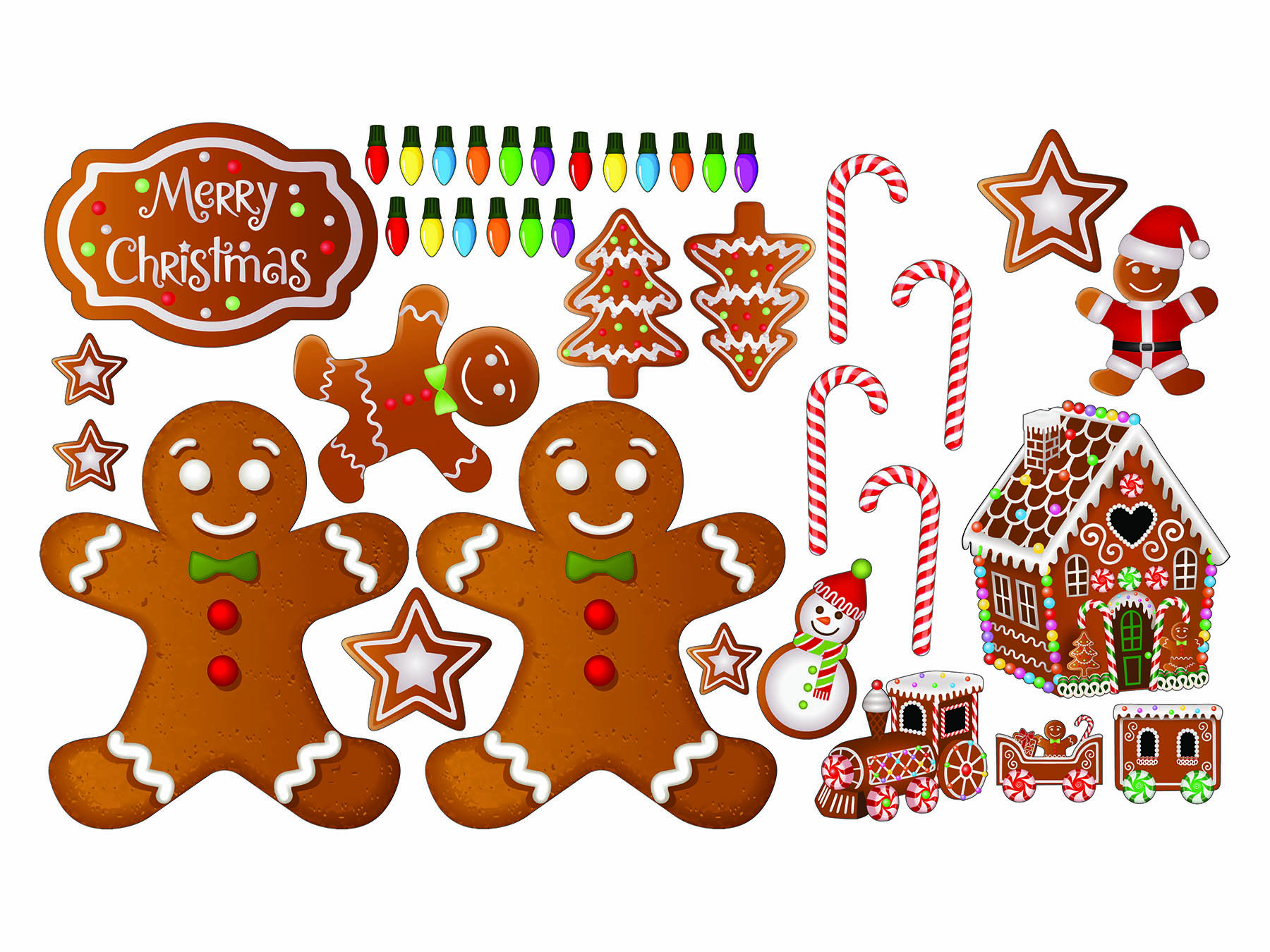 *Gingerbread Christmas Pack Large - Vibeprint