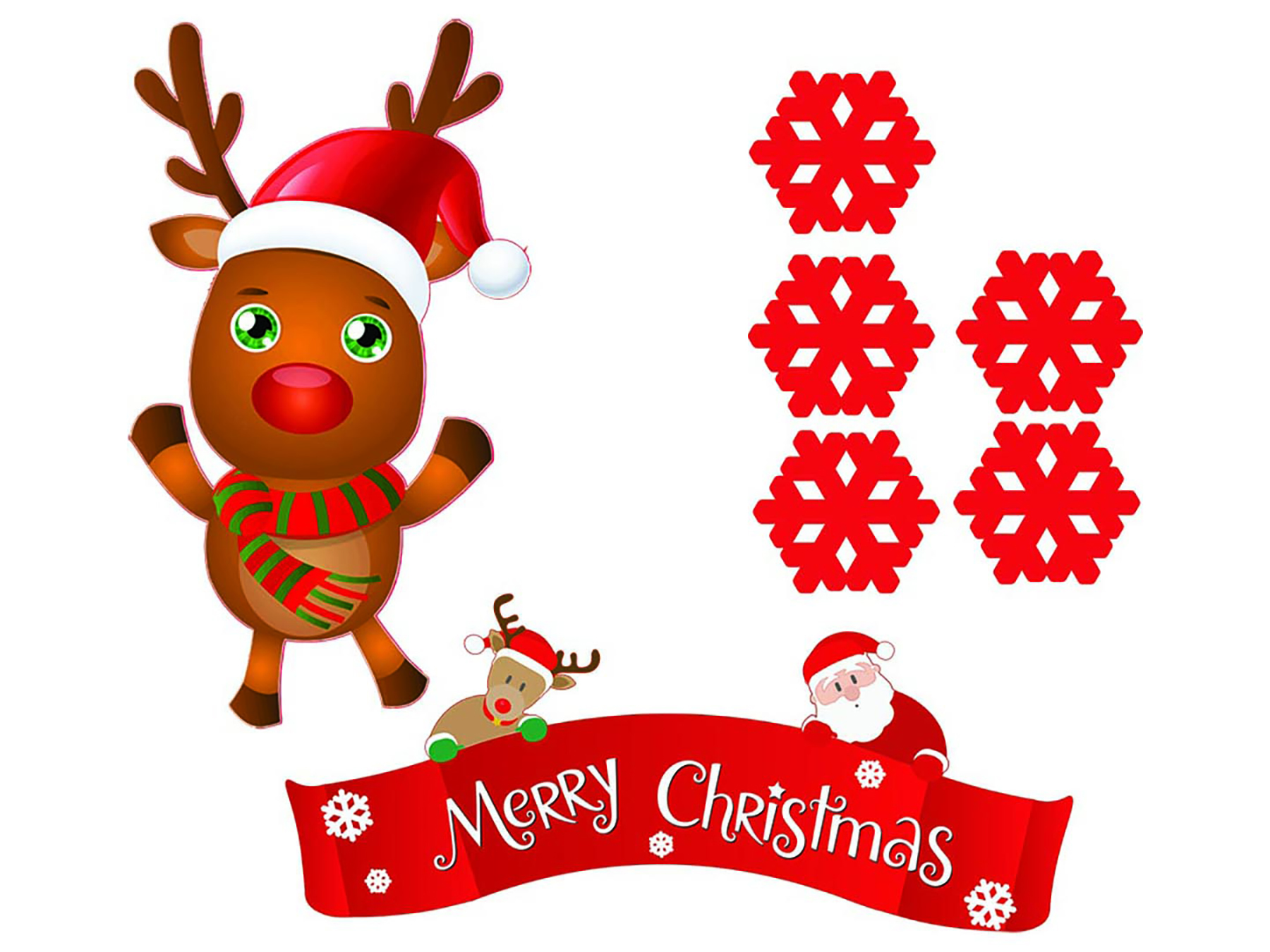 *Rudolph Christmas Pack Small - Vibeprint