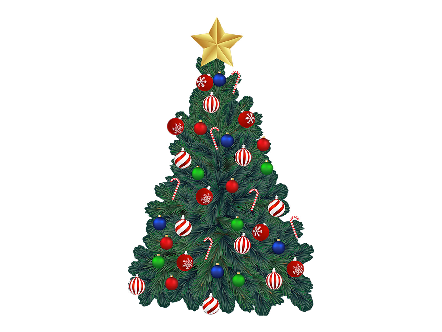 **Christmas Tree Interactive Large - Vibeprint